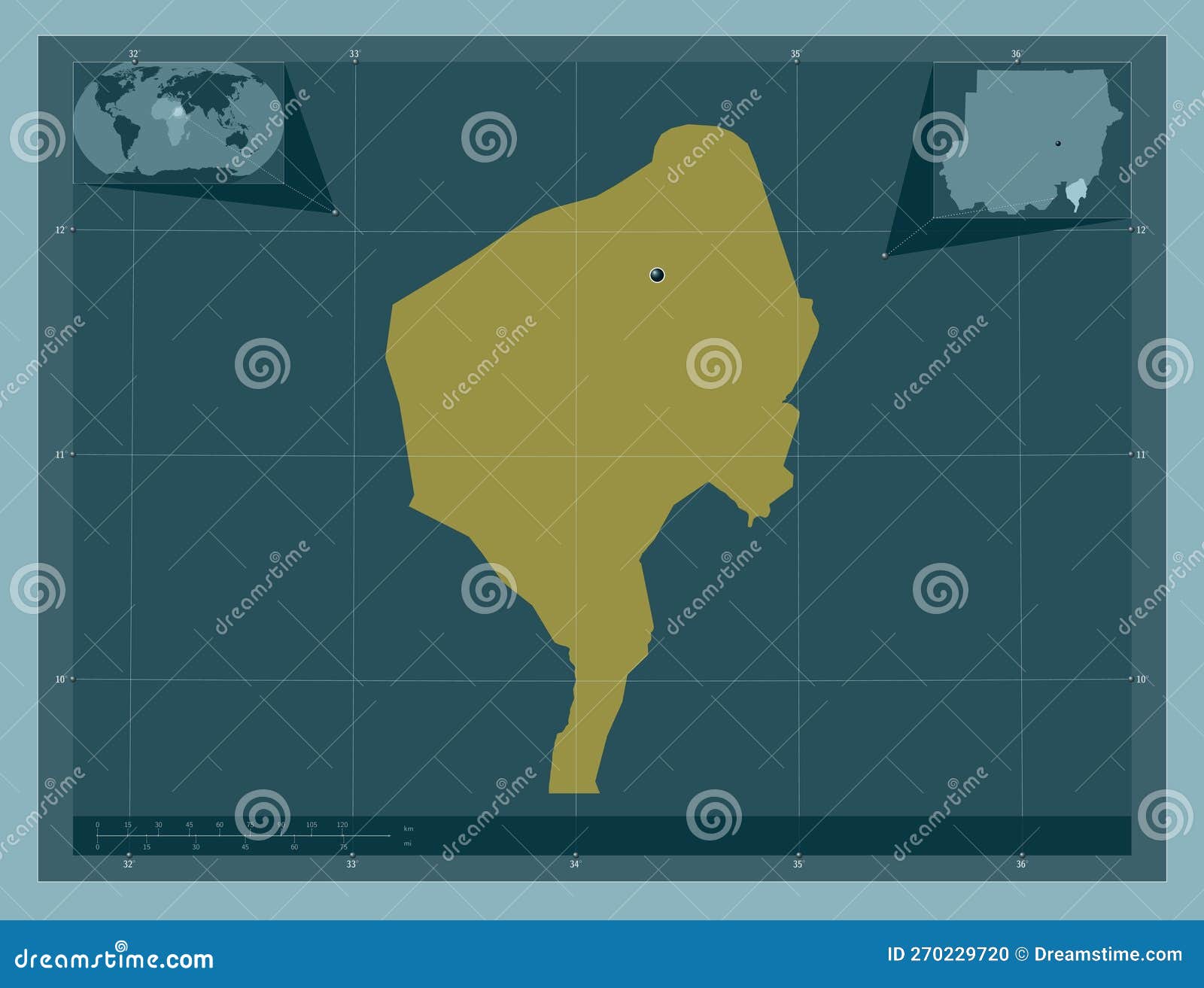 Blue Nile, Sudan. Solid. Capital Stock Illustration - Illustration of ...