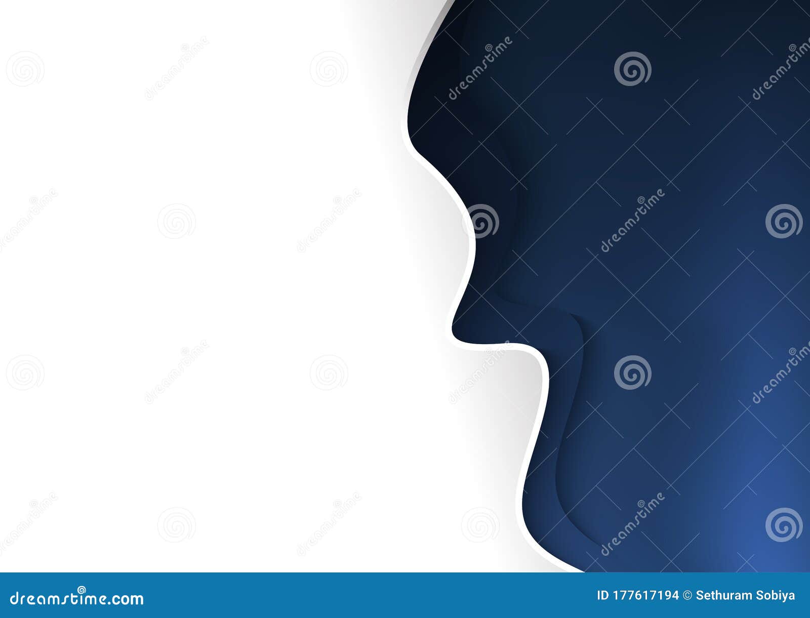 Blue Nose Element Background Vector Illustration Design Stock Vector ...