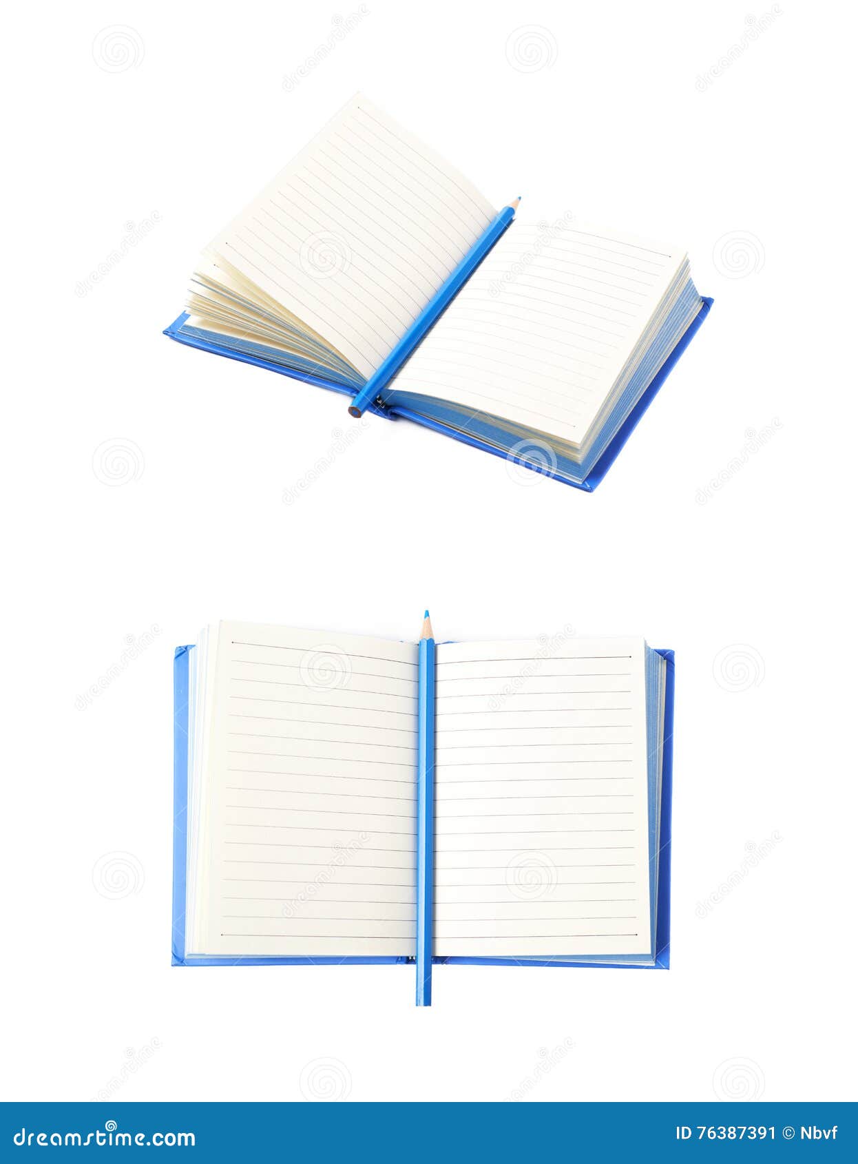 Blue note book isolated stock image. Image of blue, copybook - 76387391