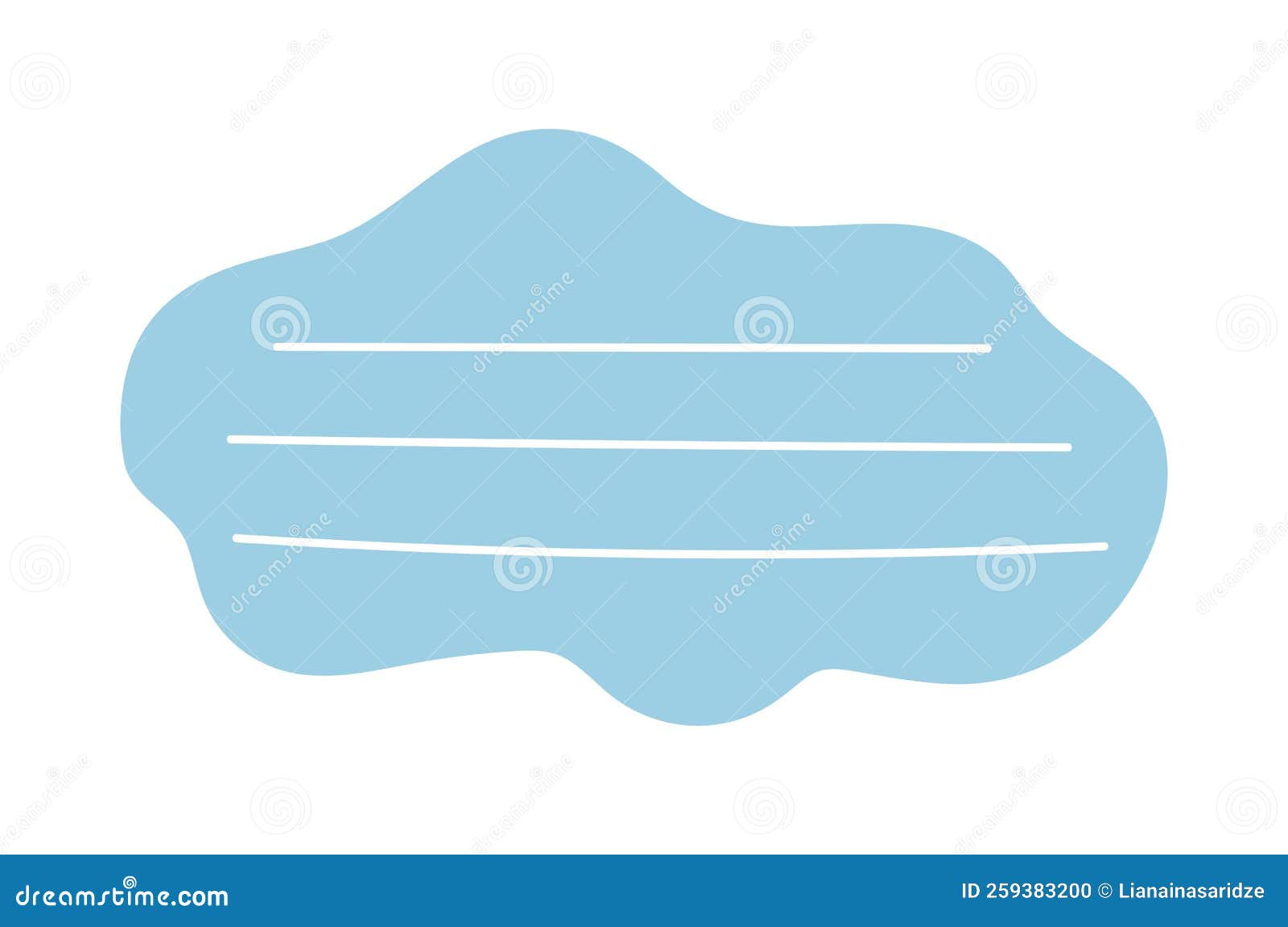 Blue note icon stock vector. Illustration of sign, notebook - 259383200
