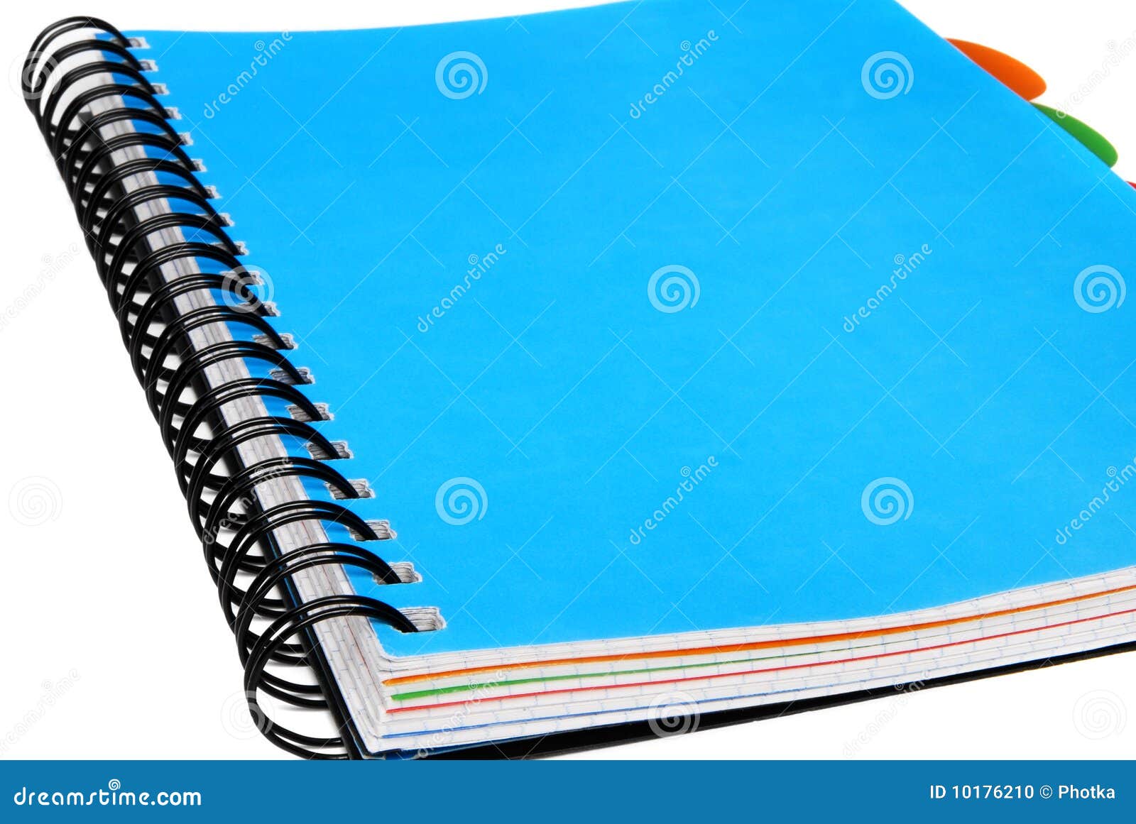 Blue notebook stock photo. Image of teach, college, academy - 10176210