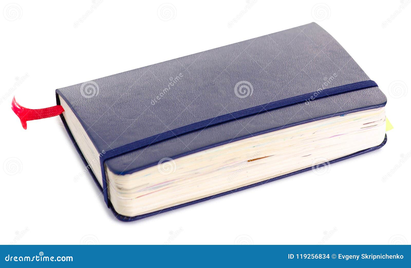 Blue notebook diary stock photo. Image of office, business - 119256834