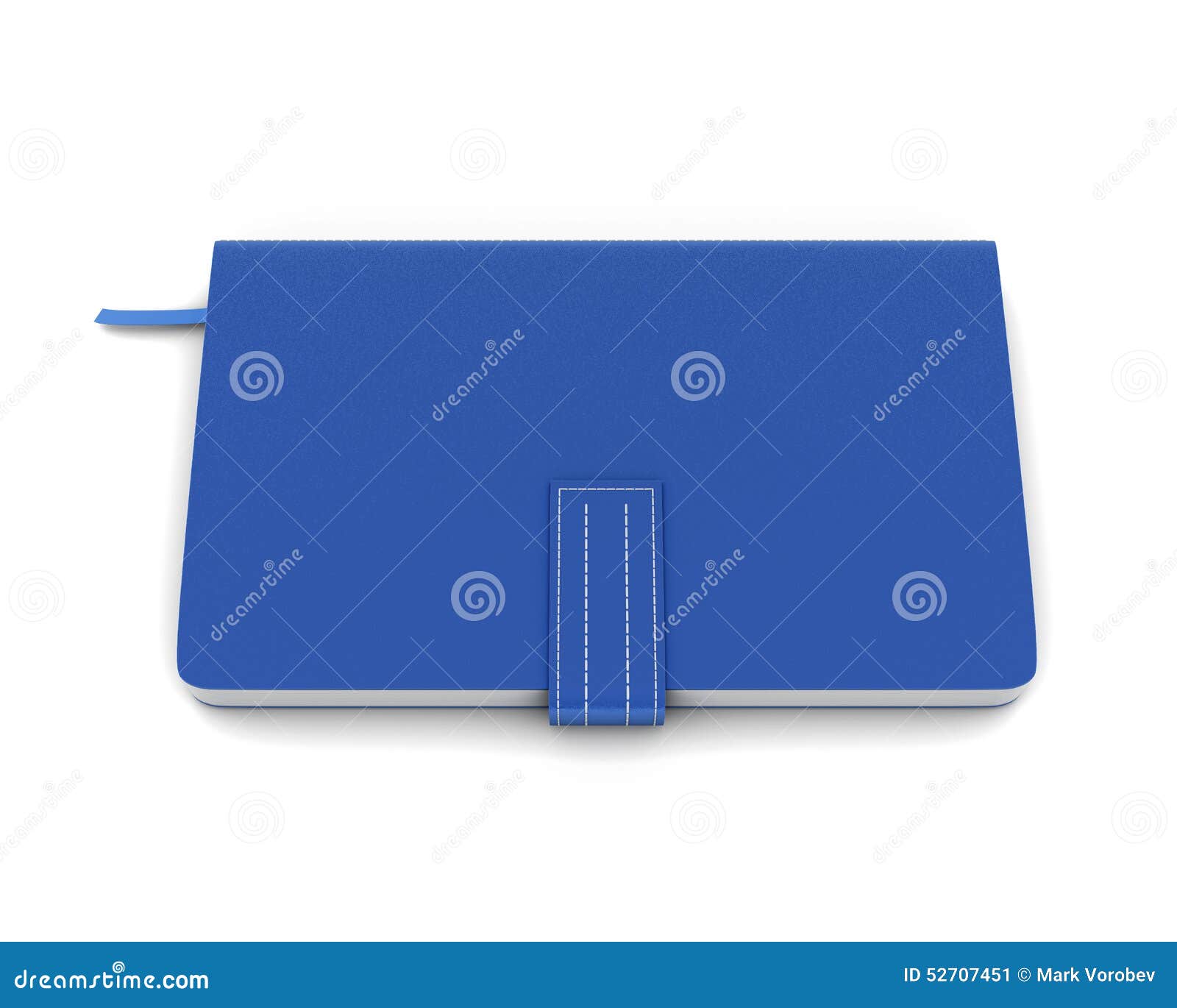 Blue notebook for notes stock illustration. Illustration of education ...