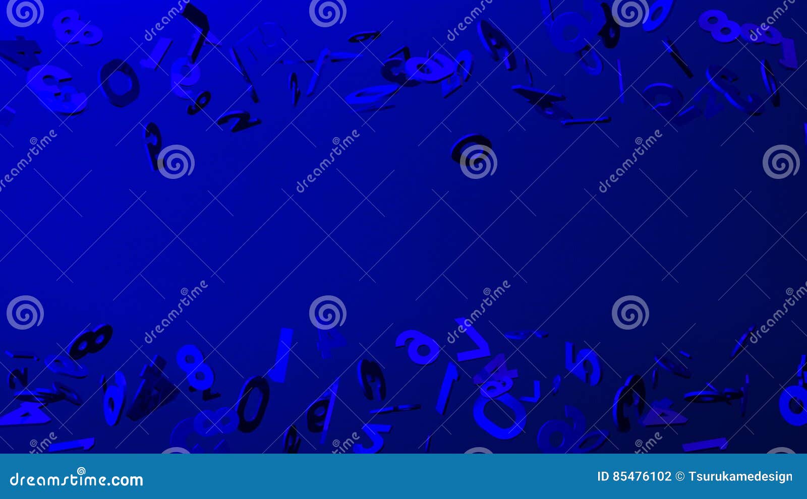 Blue Numbers on Blue Background Stock Footage - Video of information ...