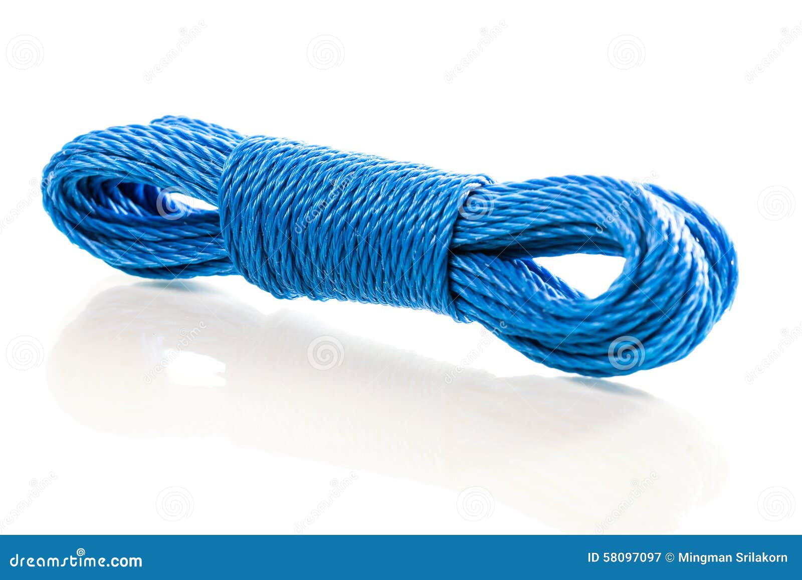 Blue Nylon Utility Rope Equipment Object Stock Photos - Free & Royalty ...