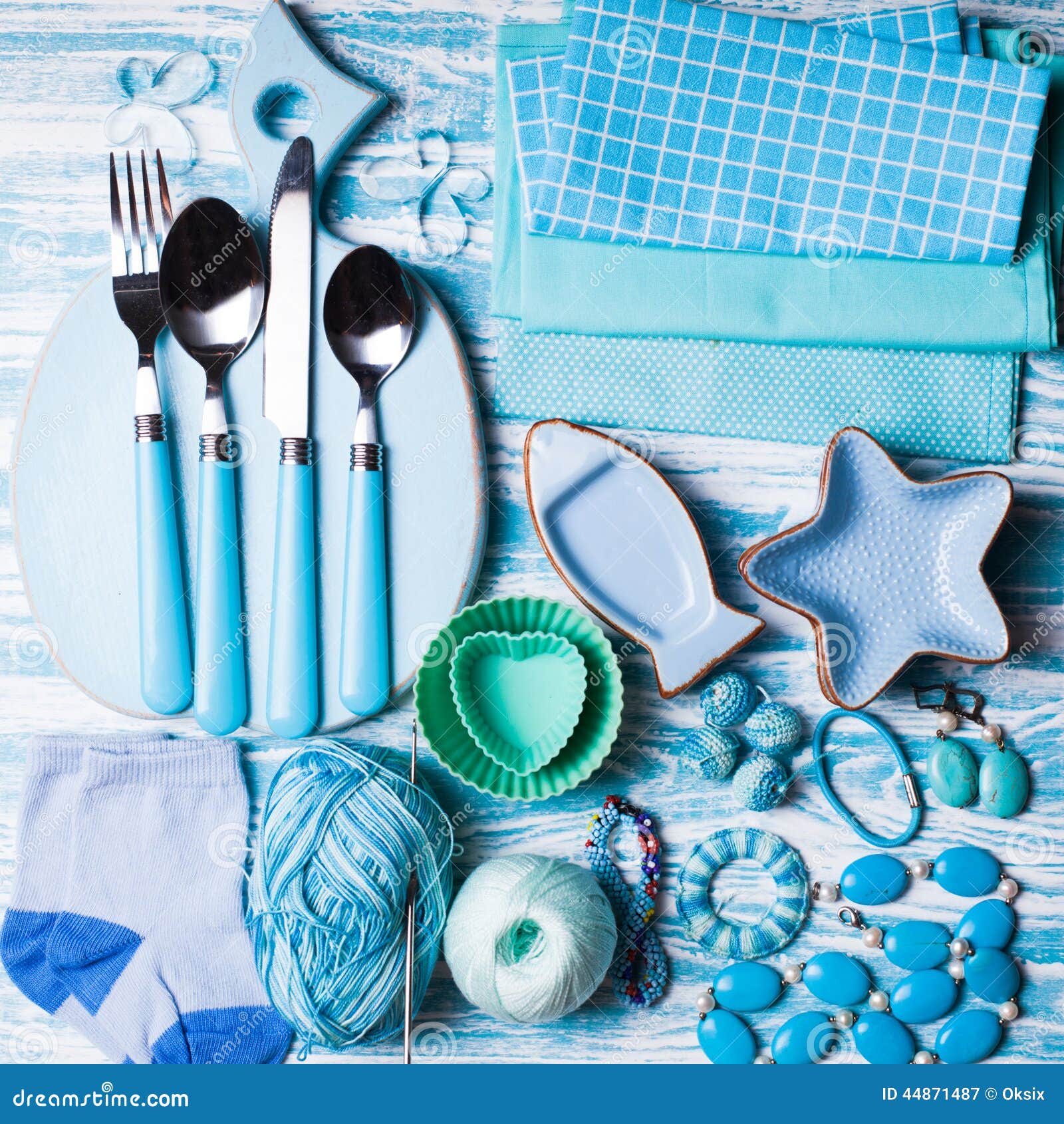 Blue objects stock image. Image of tangle, plate, dish - 44871487