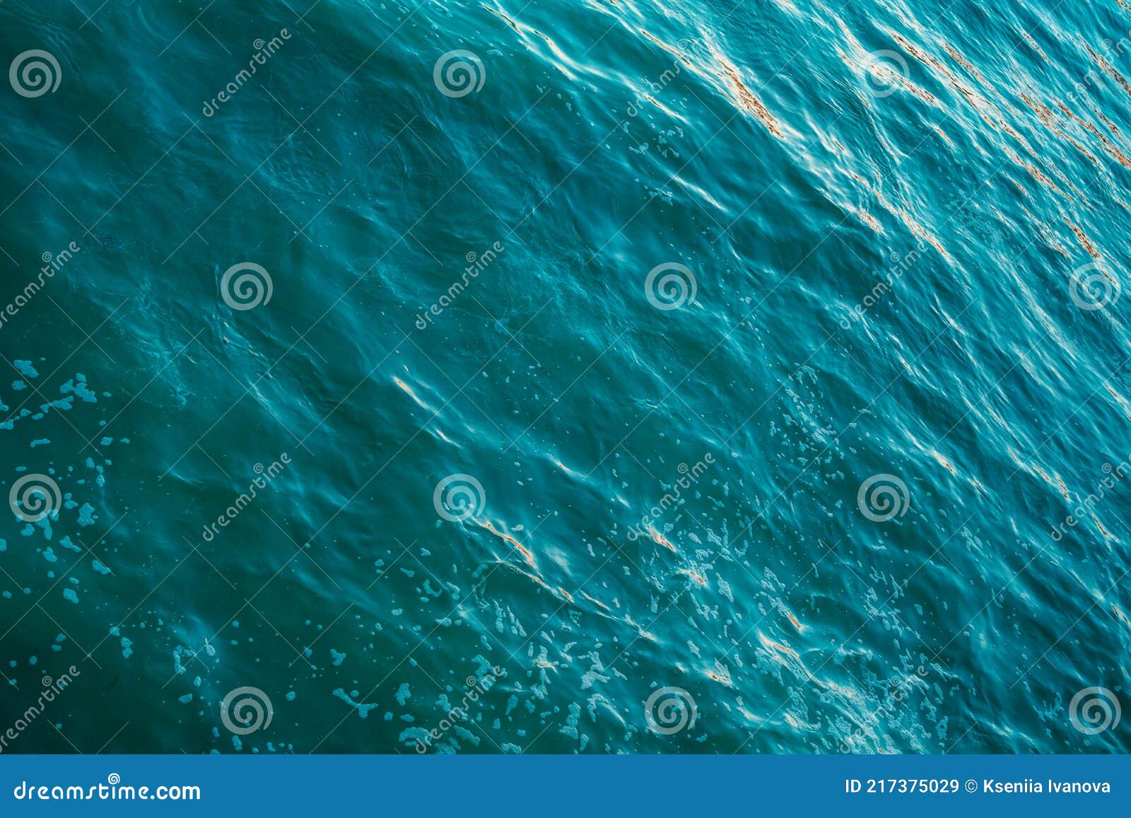 Blue Ocean Close-up, Calm Waves, Background Image Stock Image - Image ...
