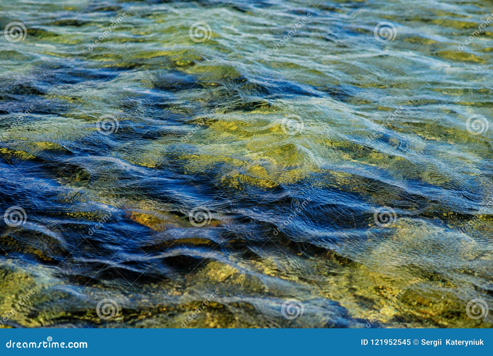 The Blue Ocean with Dull Clouds on a Lovely Sunny Day Stock Image ...
