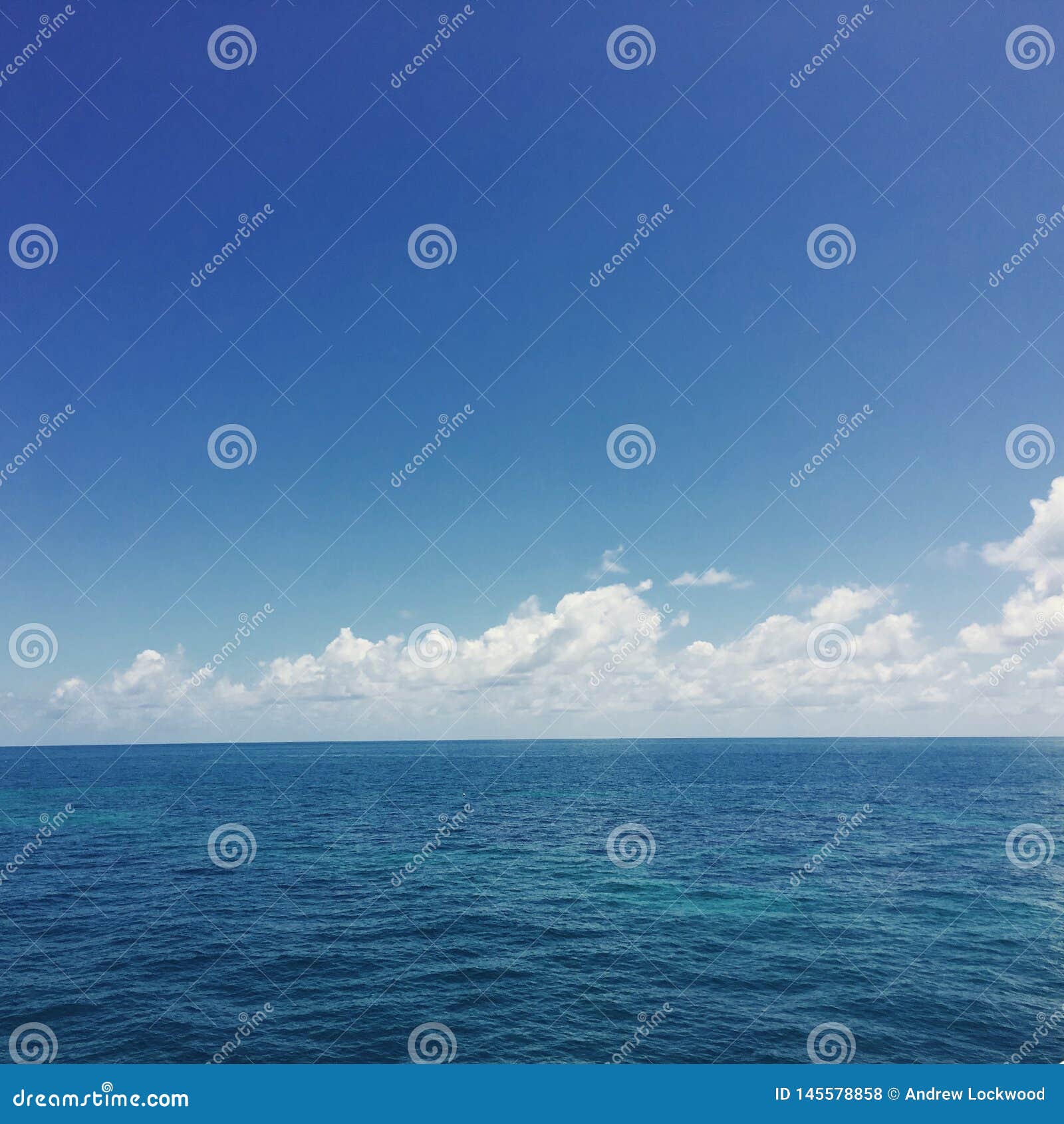 Blue Ocean Horizon stock photo. Image of horizon, ocean - 145578858