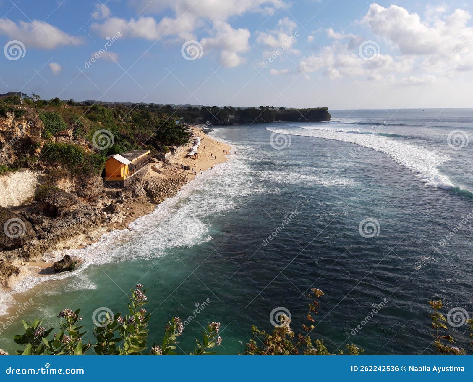 Blue Ocean and Sky in Balangan Stock Photo - Image of bali, ocean ...