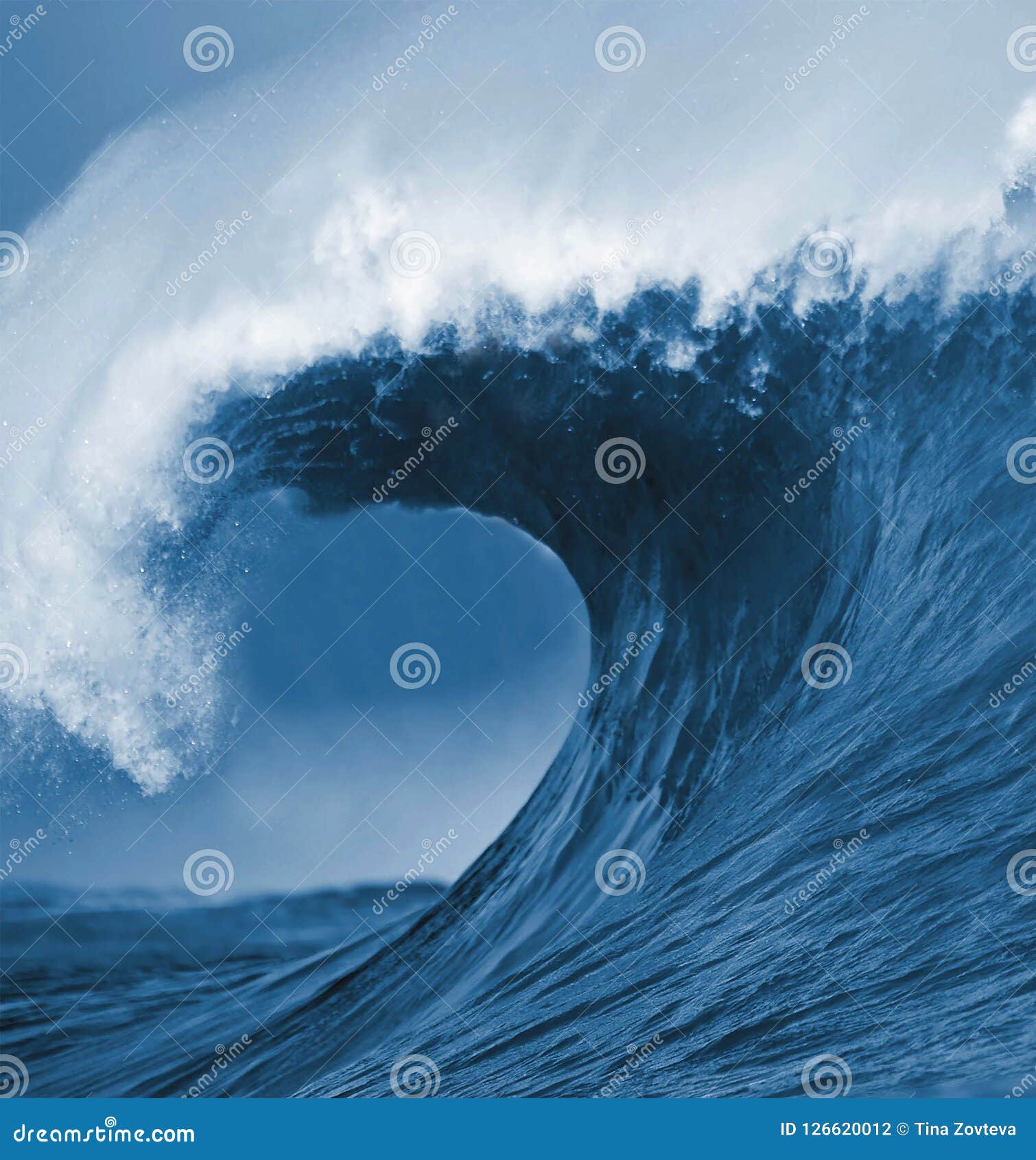 Blue Ocean Wave stock photo. Image of exercise, sports - 126620012