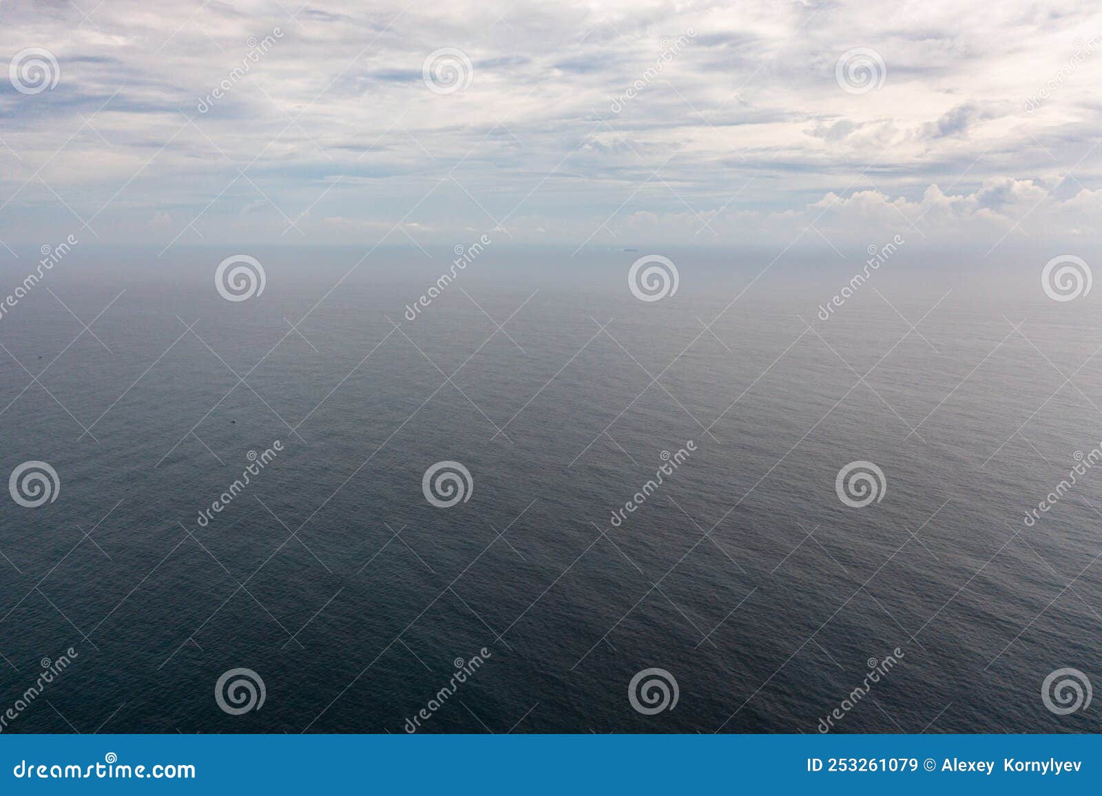 Blue Ocean with Waves Against the Sky and Clouds Stock Image - Image of ...