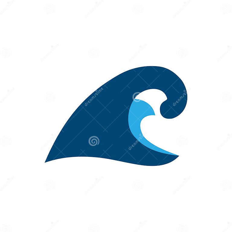 Blue ocean waves, vector stock vector. Illustration of background ...