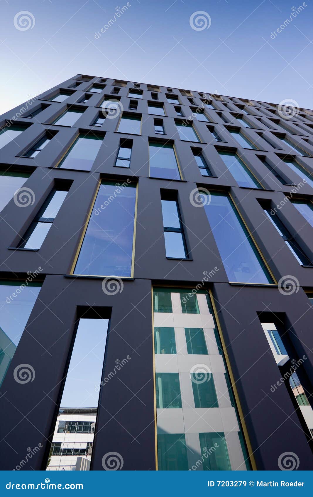 Blue office building stock image. Image of structure, angle - 7203279