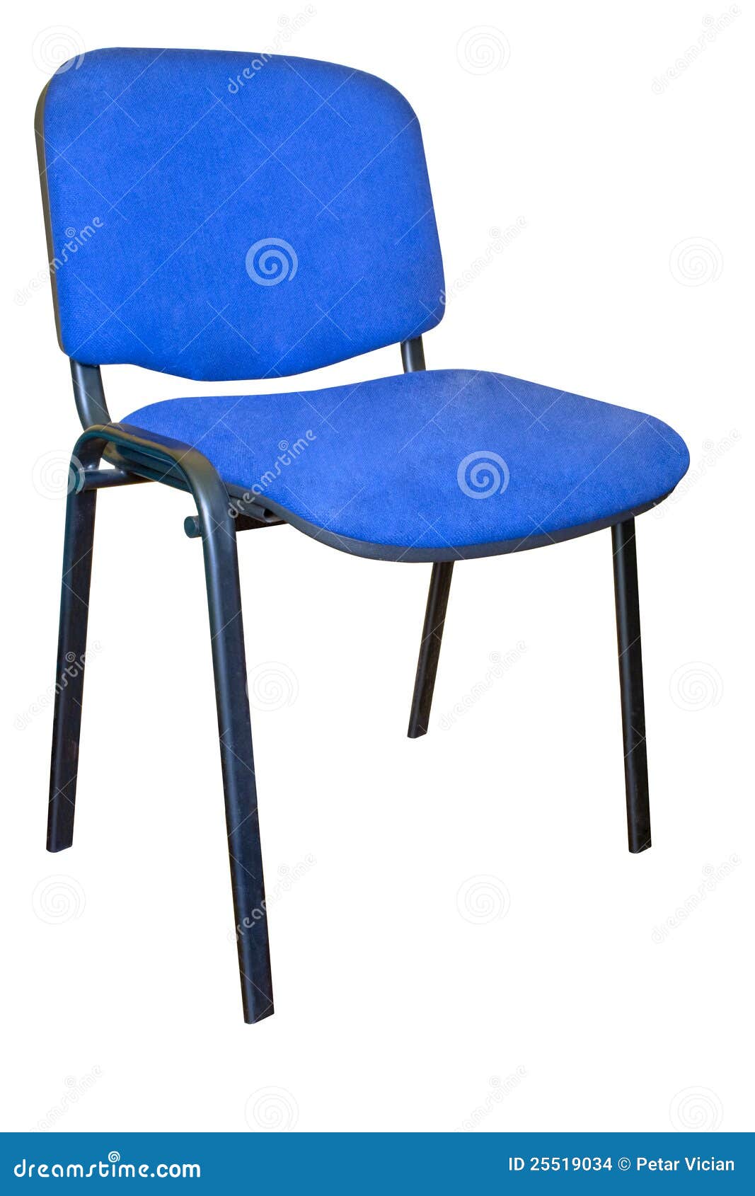 Blue office chair stock photo. Image of furniture, objects - 25519034