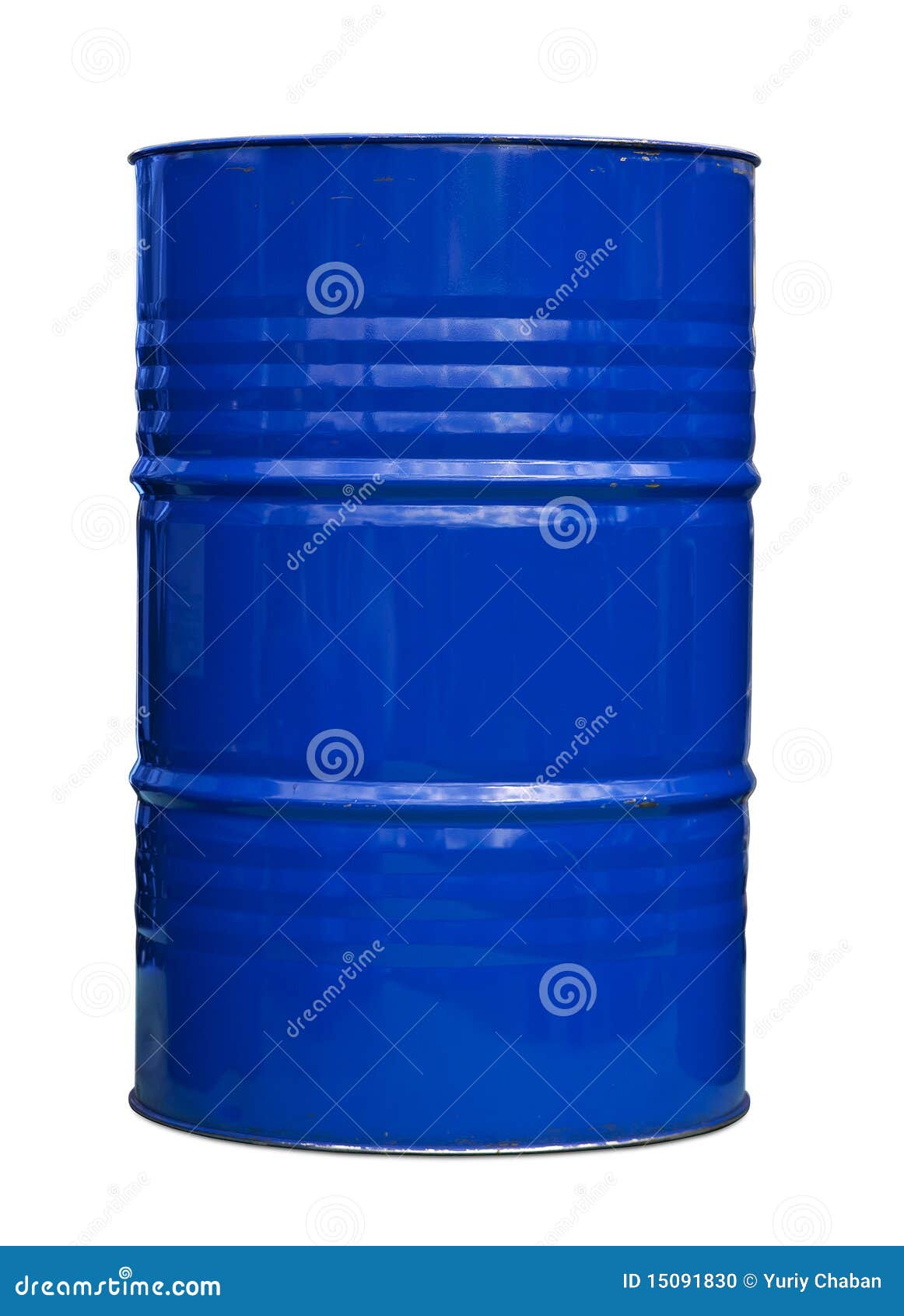 Blue oil barrel stock photo. Image of container, storage - 15091830