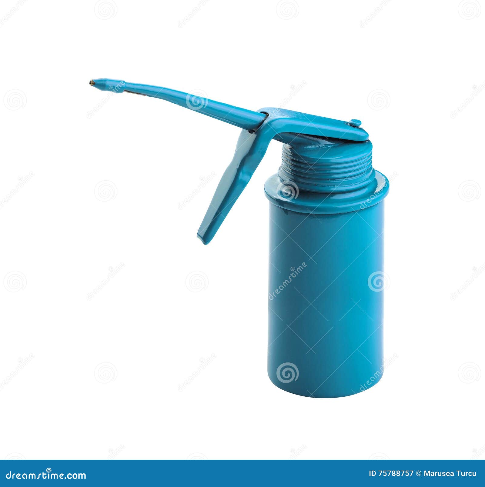 Blue oil can stock image. Image of container, color, blue - 75788757