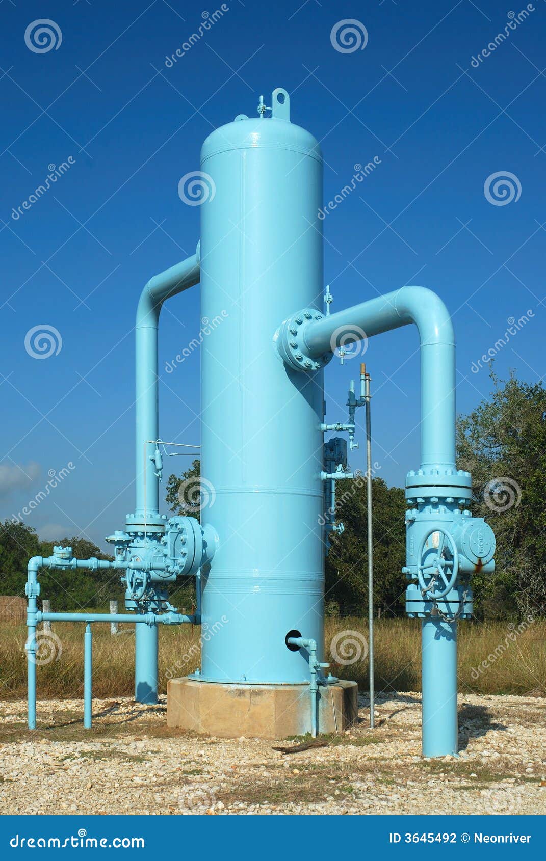 Blue Oil Pipeline stock photo. Image of pipeline, field - 3645492