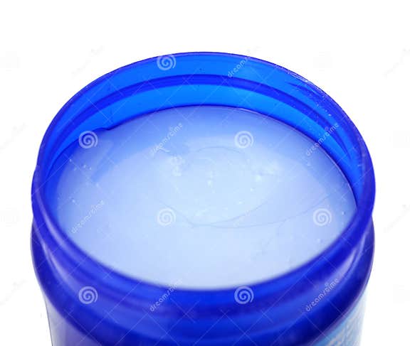 Blue ointment jar stock image. Image of ointment, clean - 29233881