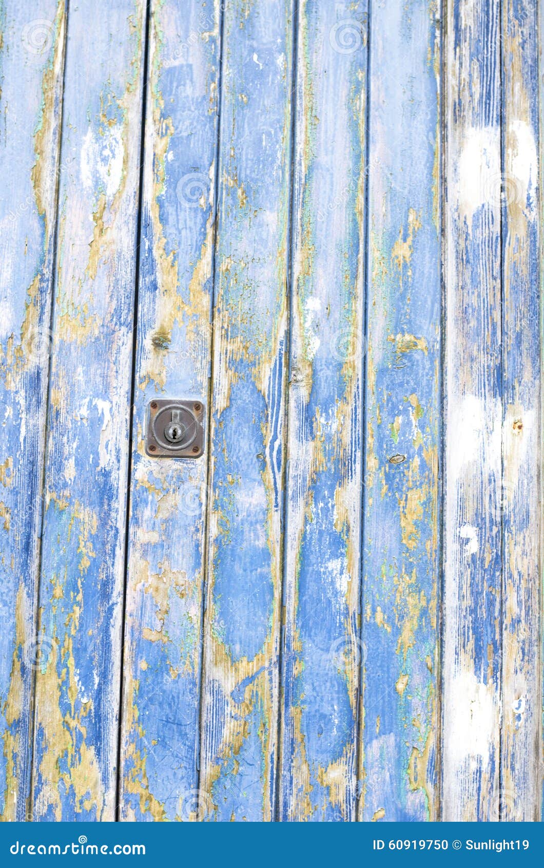 Blue Old Door of Wood Texture. Stock Photo - Image of material, blue ...