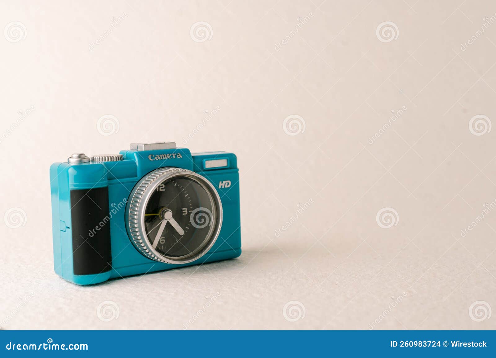 Blue old photo camera stock photo. Image of icon, classic - 260983724