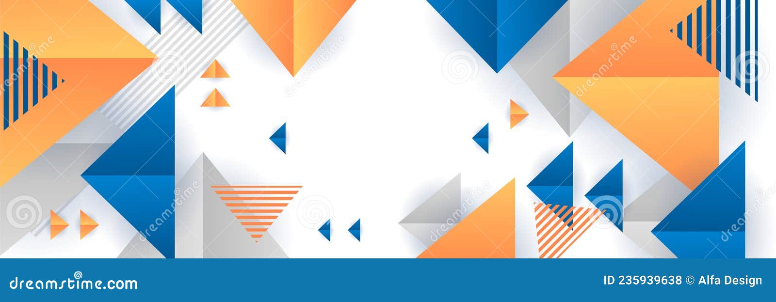 Blue and Orange Banner Background. Vector Abstract Graphic Design ... Blue and Orange Banner Background. Vector Abstract Graphic Design ...