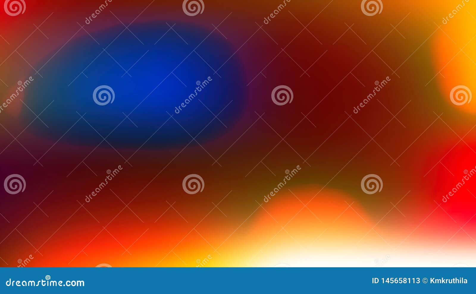 Blue Orange Red Beautiful Elegant Illustration Graphic Art Design ...