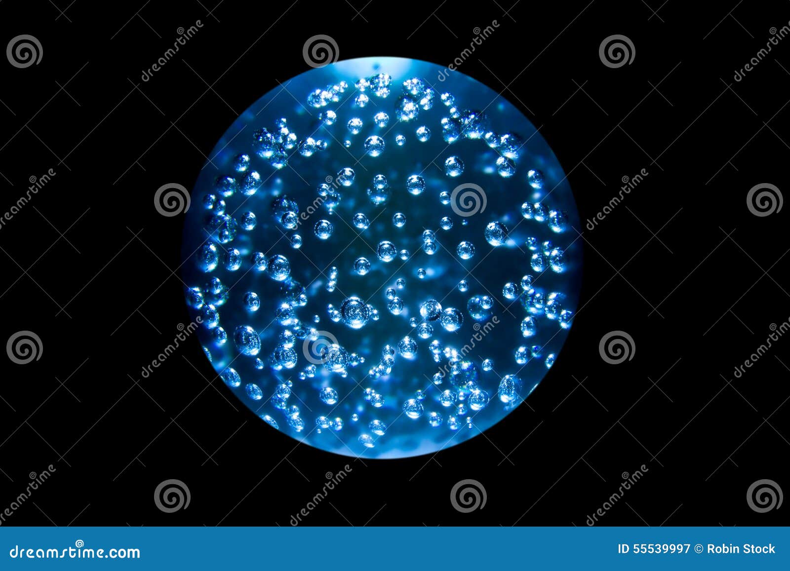 Blue Orb stock image. Image of background, blue, round - 55539997