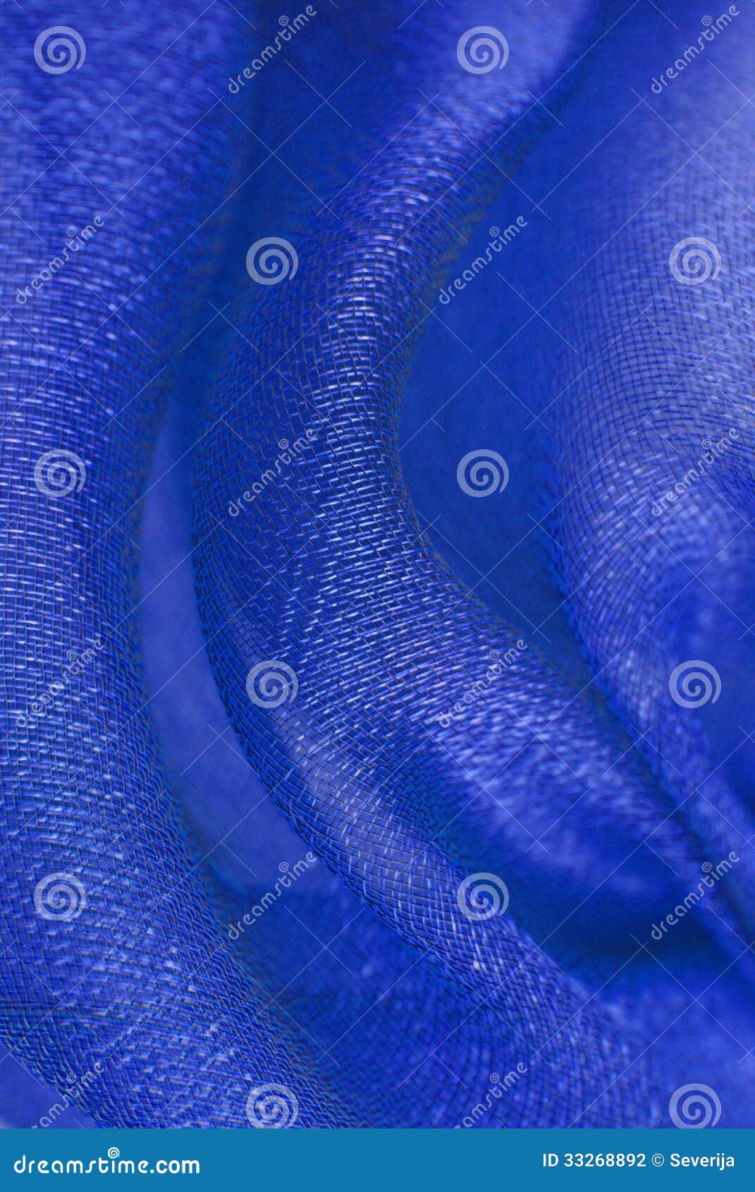 Blue organza fabric stock photo. Image of color, material - 33268892
