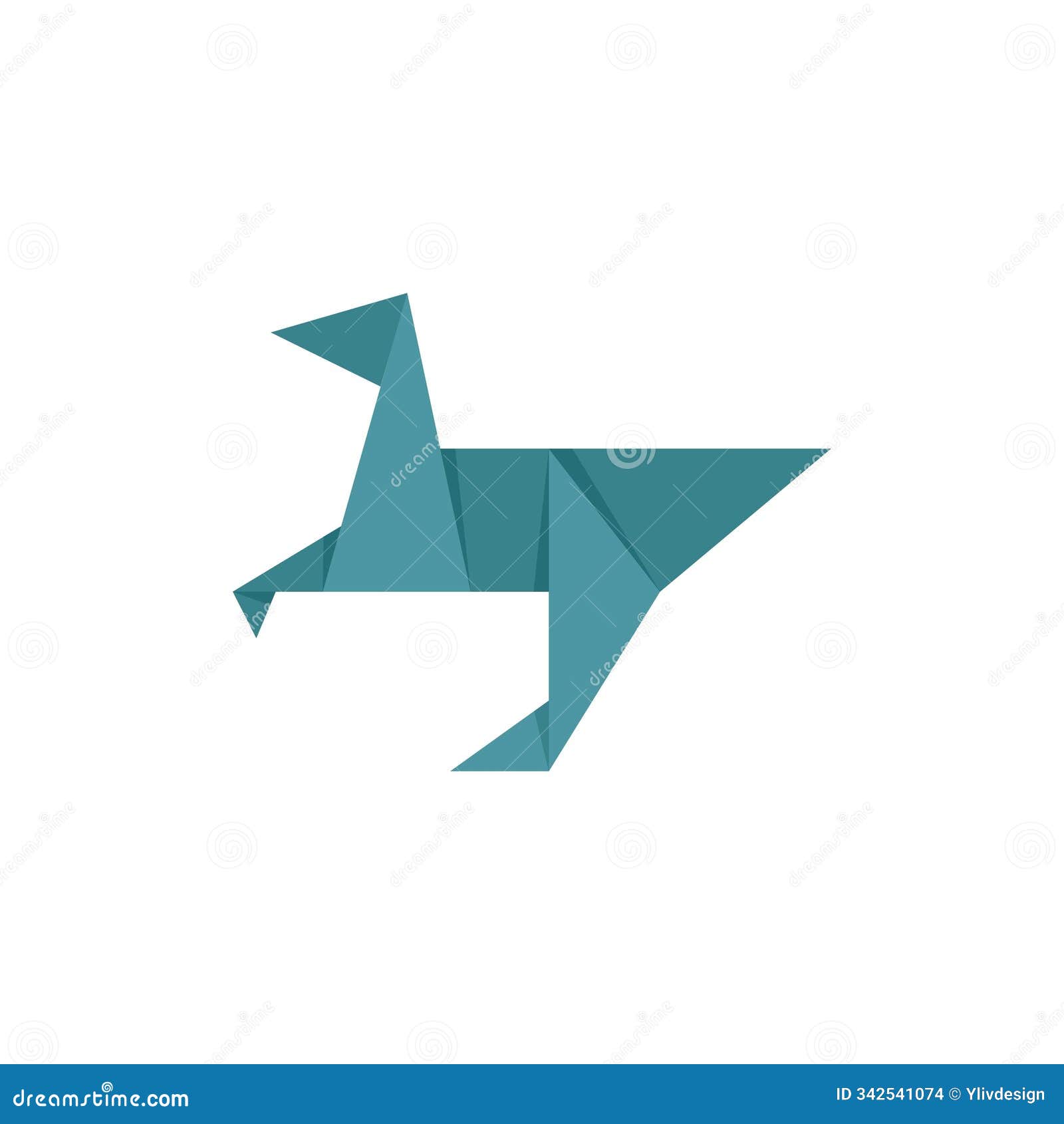 Origami Man. Running With Obstacles. Business Competition. Barrier Jump ...