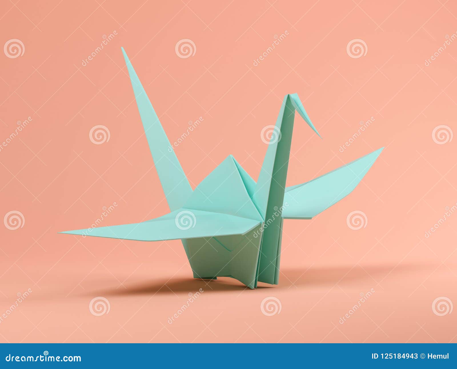 Blue Origami Bird Royalty-Free Stock Photography | CartoonDealer.com ...