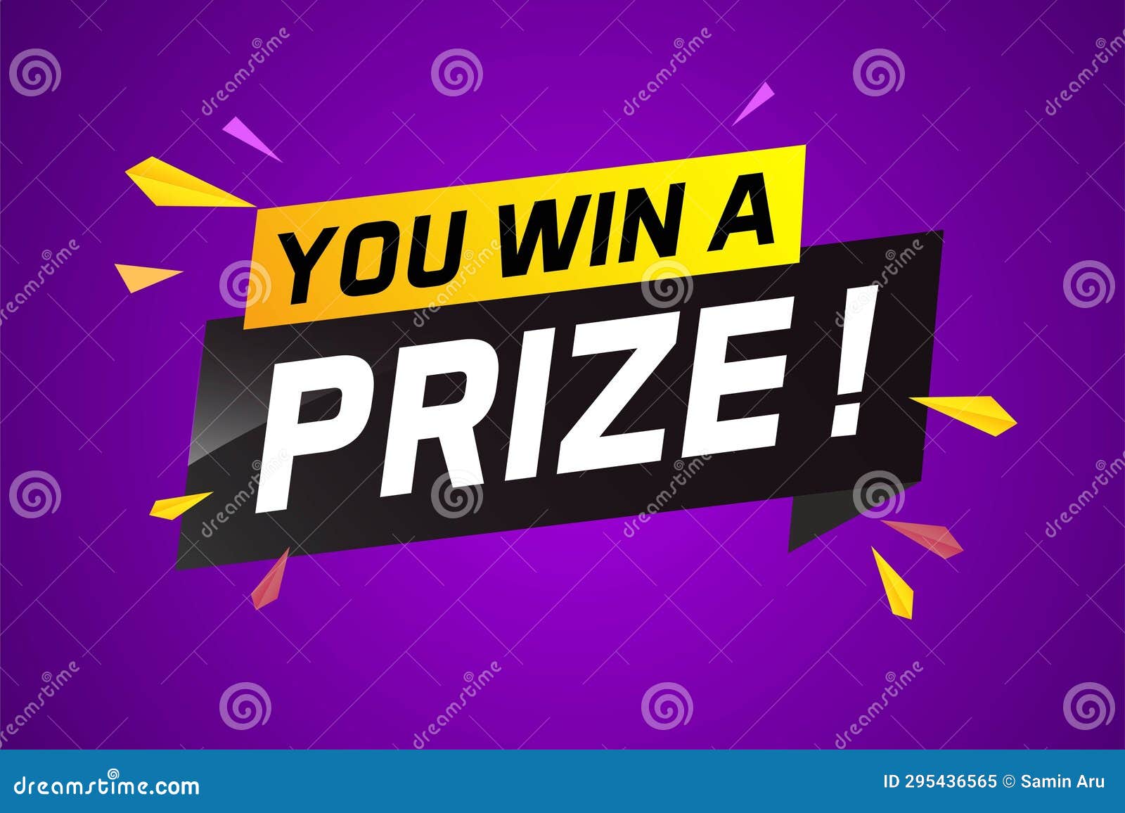 You Win Prize Word Concept Vector Illustration Stock Illustration ...