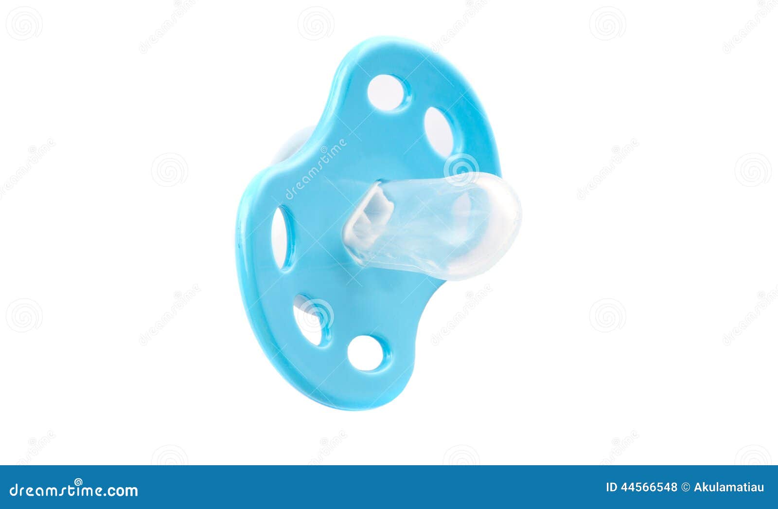 Blue Pacifier III stock photo. Image of small, rubber - 44566548