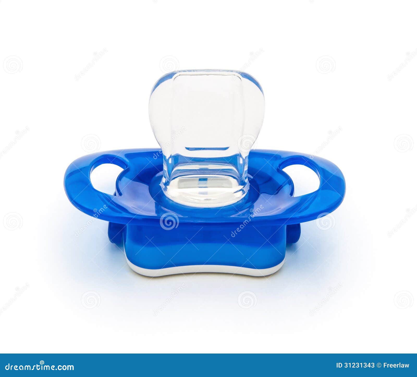 Blue pacifiers stock image. Image of baby, slumber, mouth - 31231343