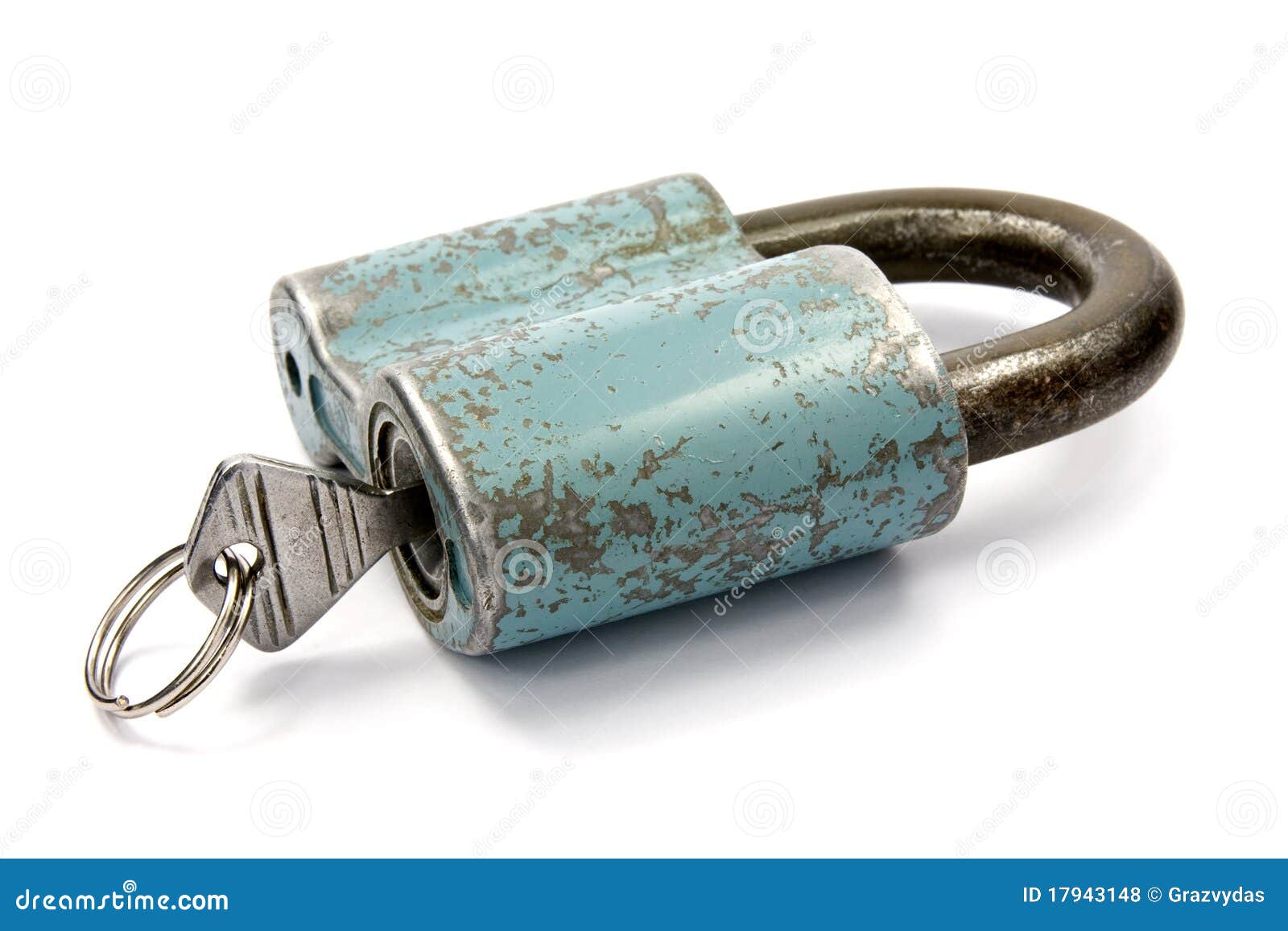 Blue Padlock On Steel Door. Royalty-Free Stock Image | CartoonDealer ...