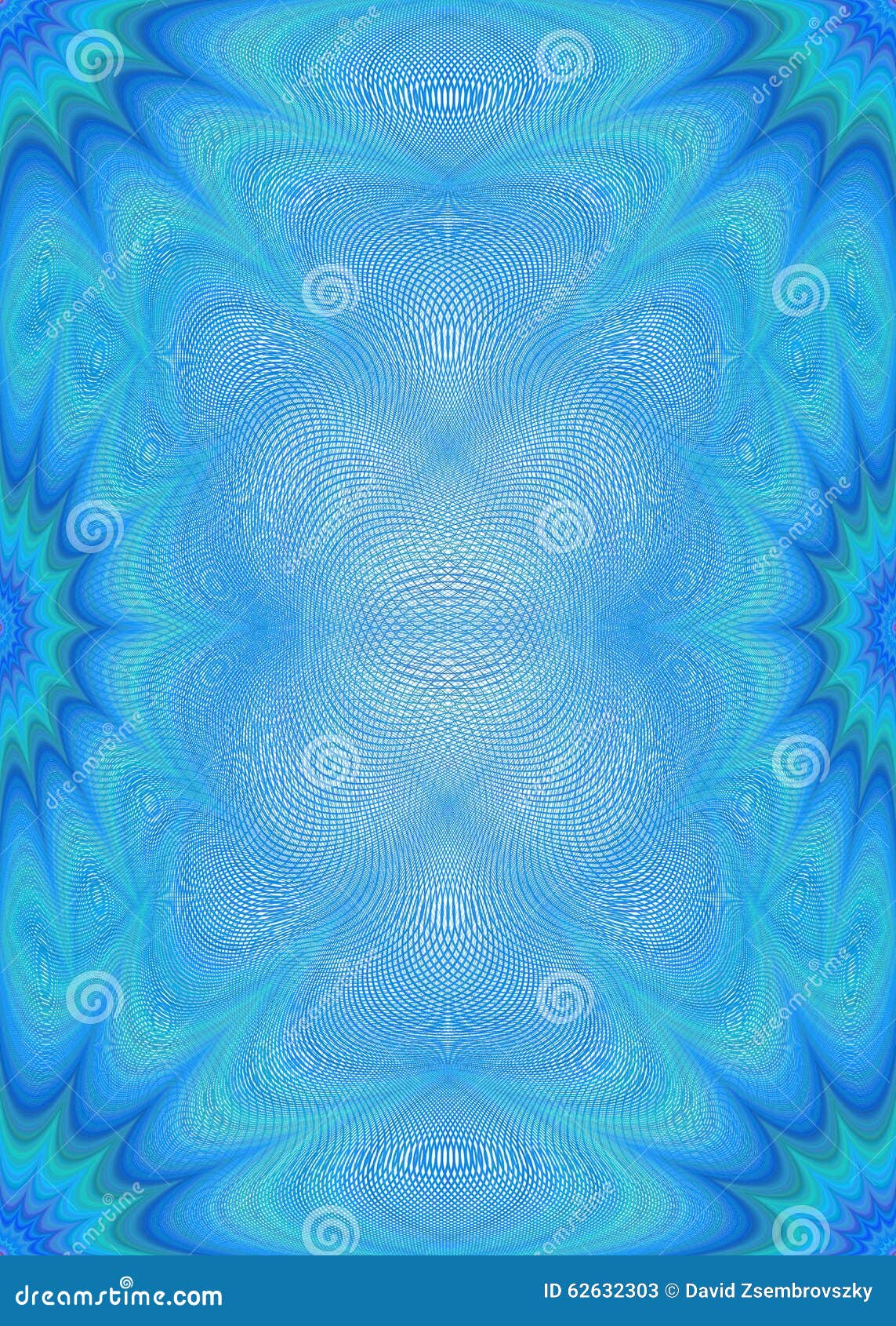 Blue Page Border Design