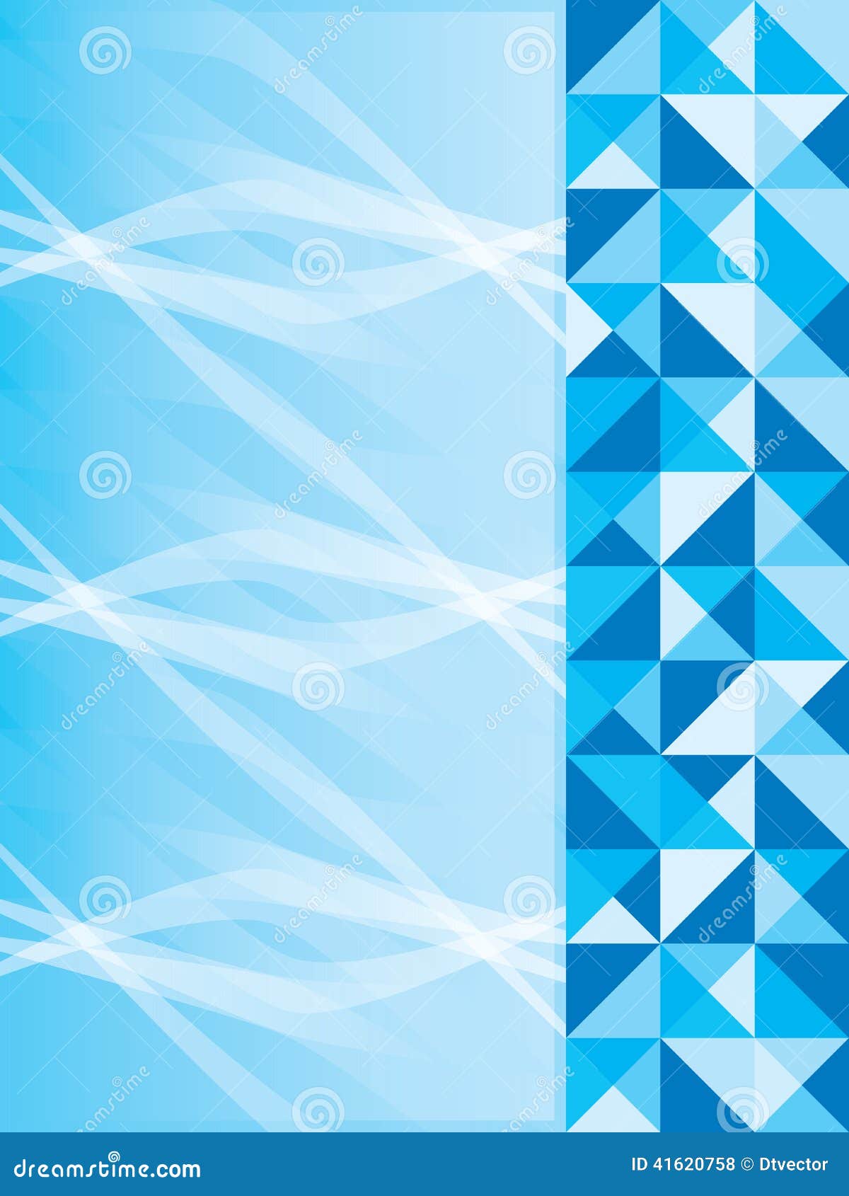 Blue Page Side stock vector. Illustration of element - 41620758