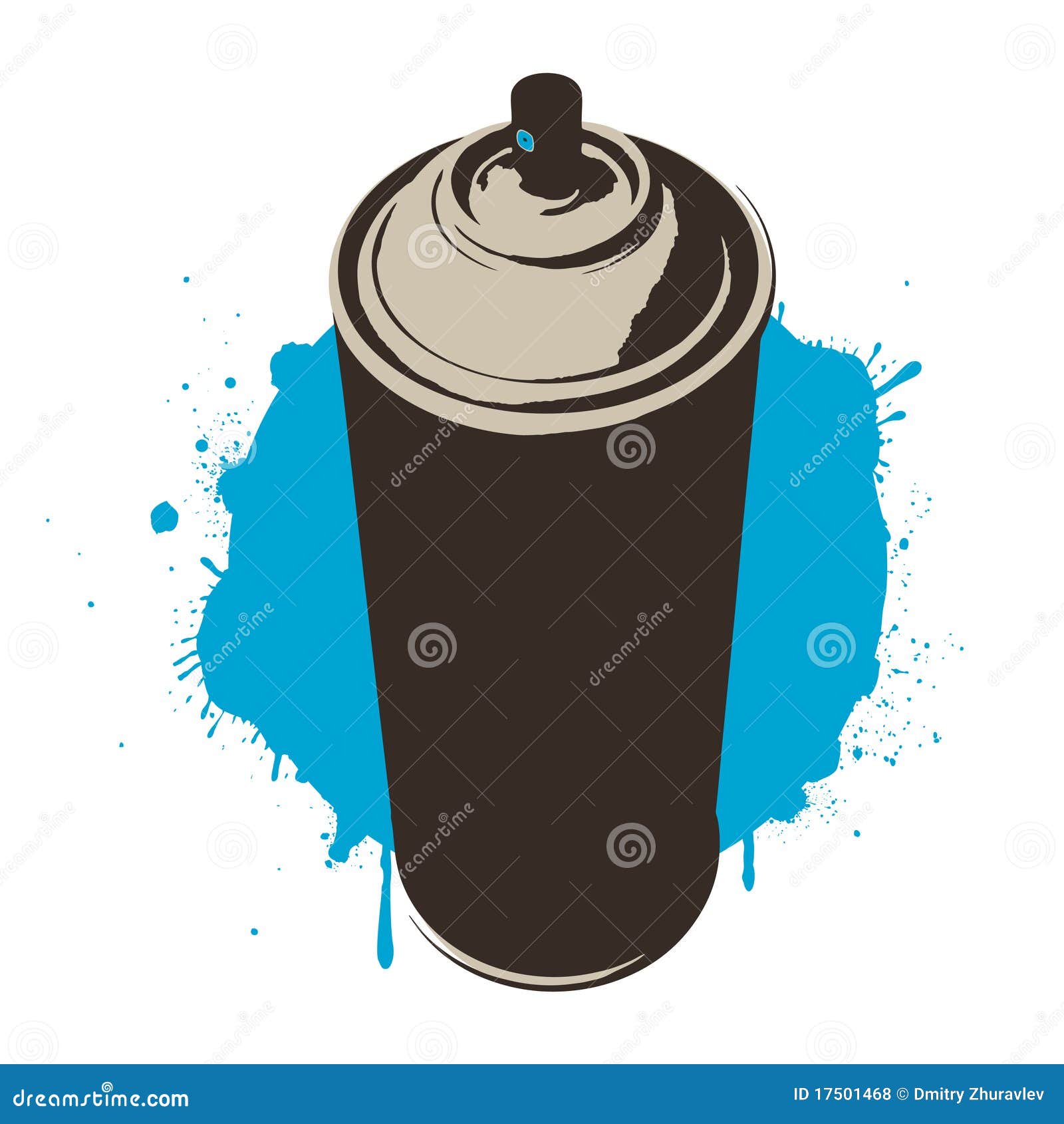 Blue paint stock vector. Illustration of symbols, print - 17501468
