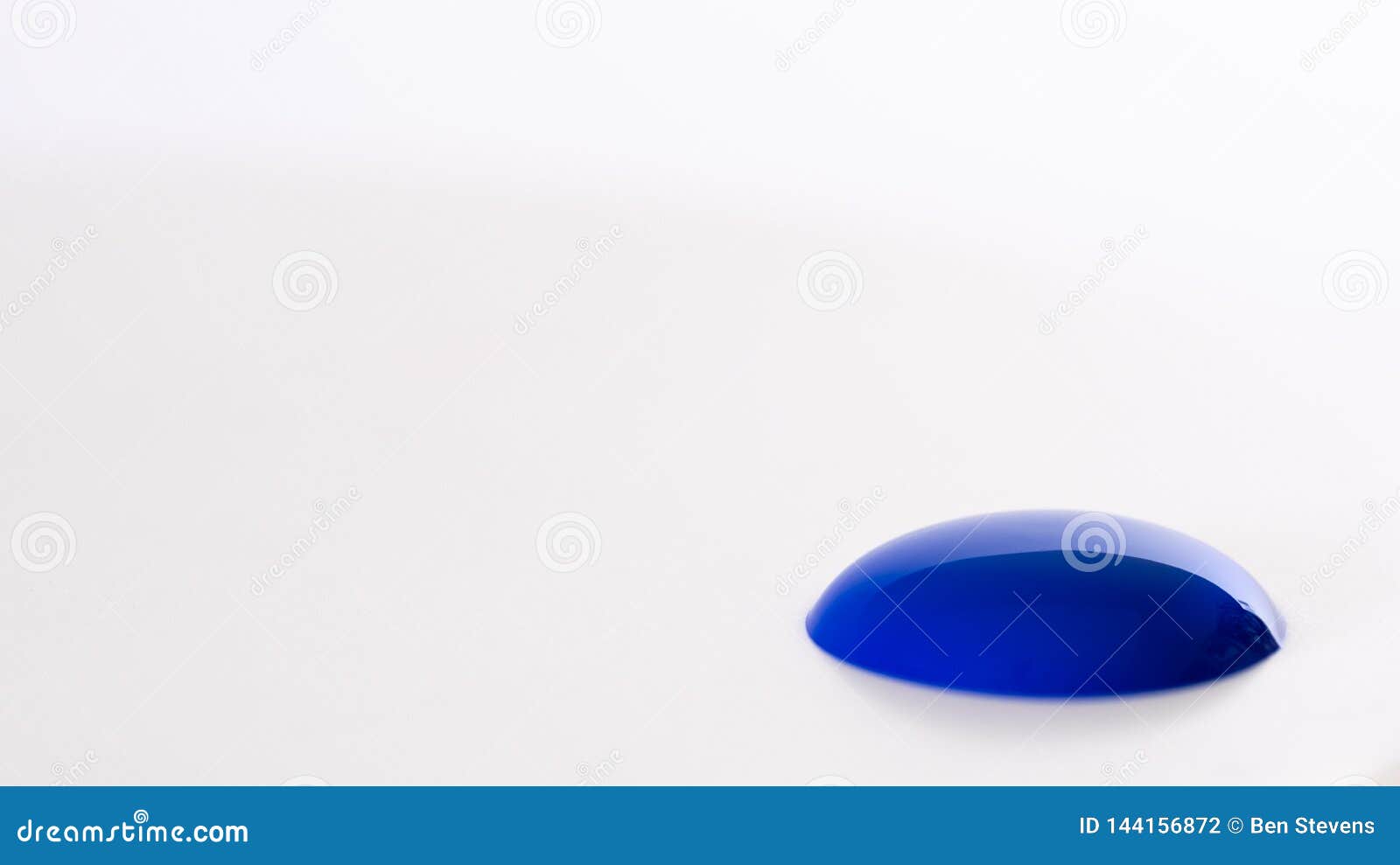 Blue Paint Blob stock photo. Image of colorful, decorative - 144156872