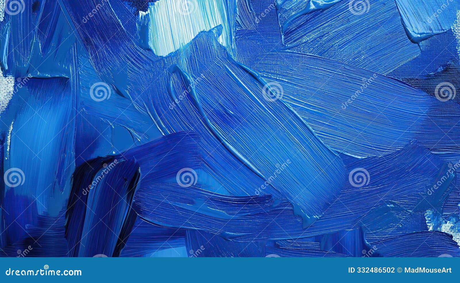 Blue Paint Brush Stroke Texture. Abstract Art Background Stock ...