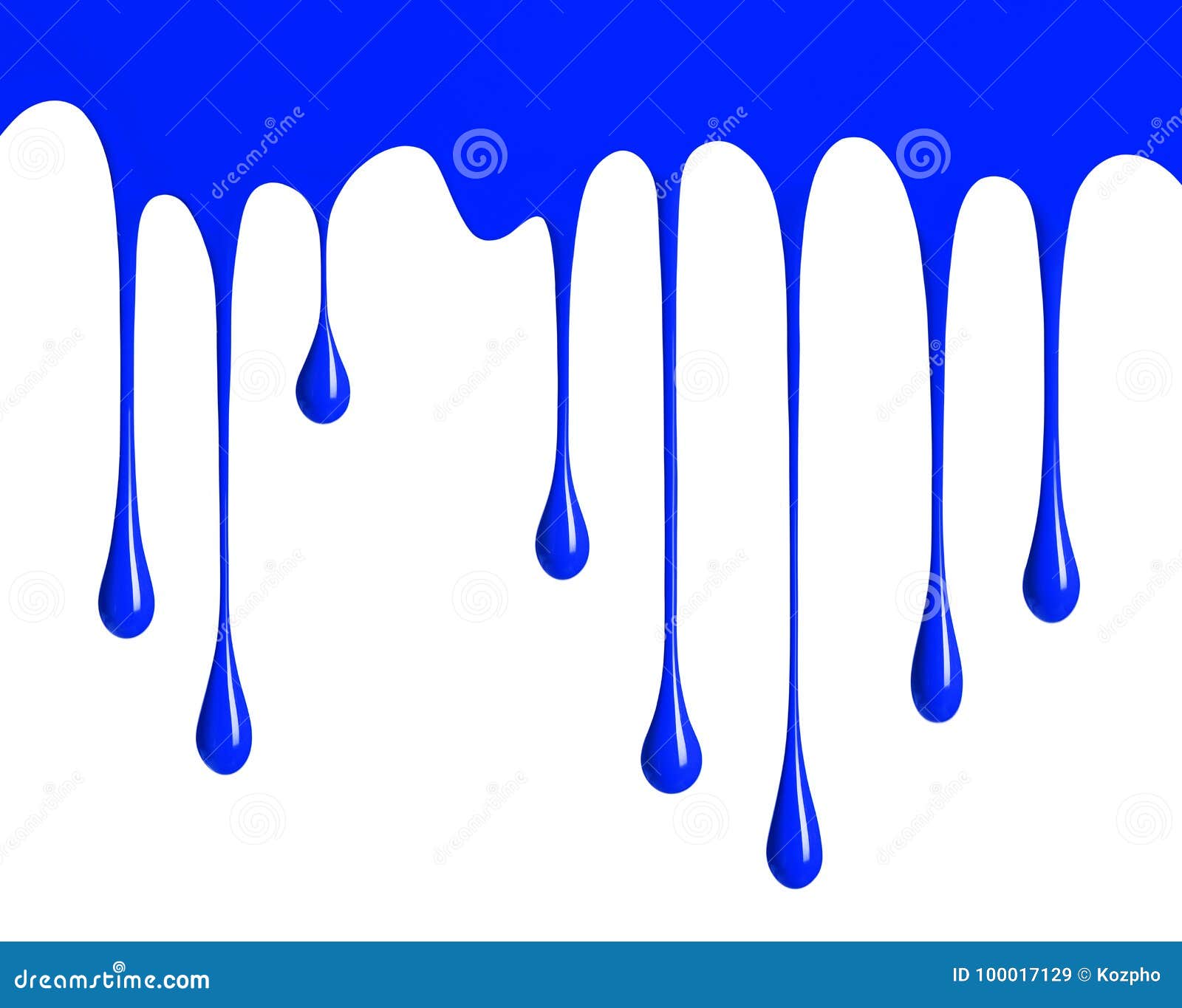 White Paint Dripping