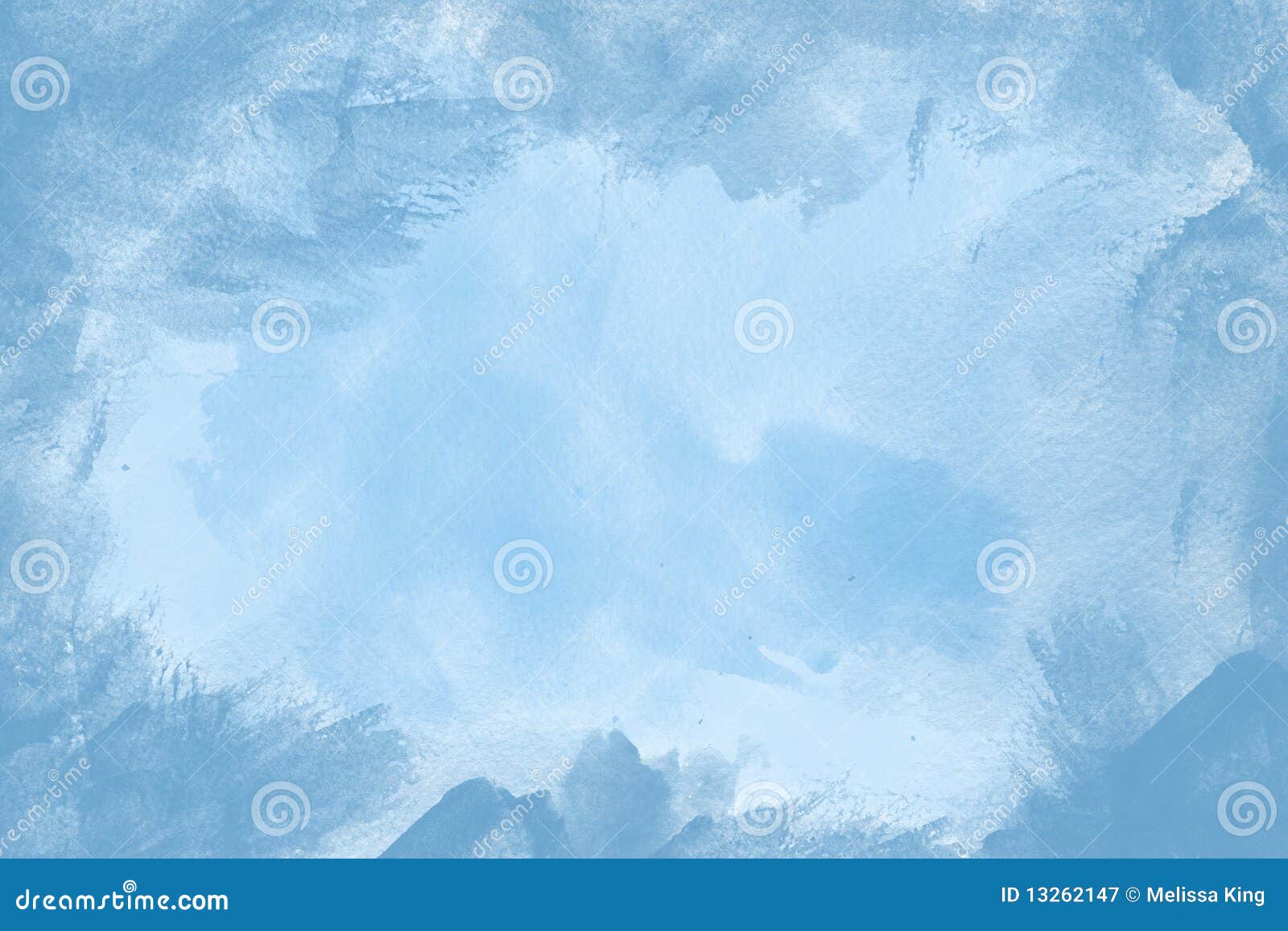 Blue Paint Frame Background Stock Illustration - Illustration of ...