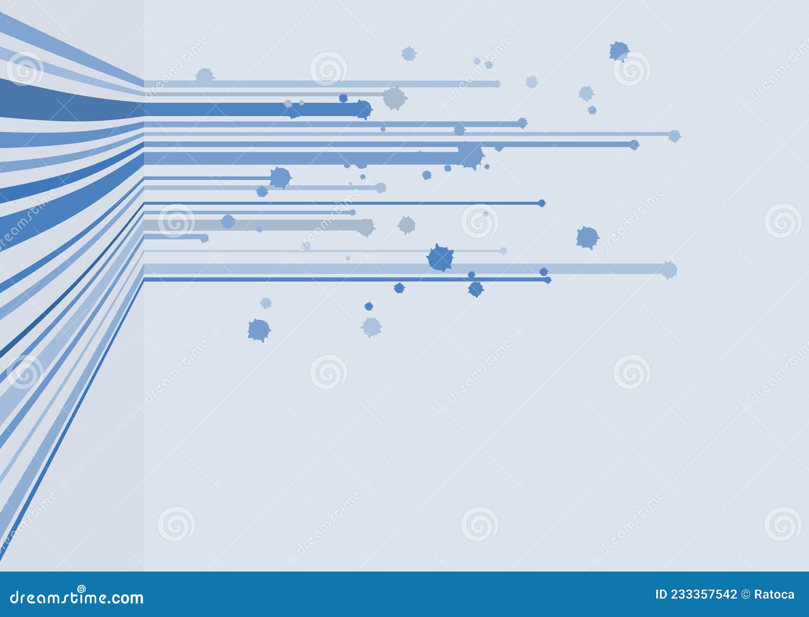 Blue paint lines stock vector. Illustration of wall - 233357542