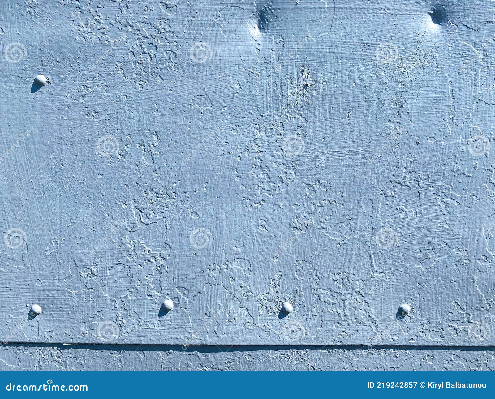 Blue Paint Metal Plate Texture and Background Stock Image - Image of ...