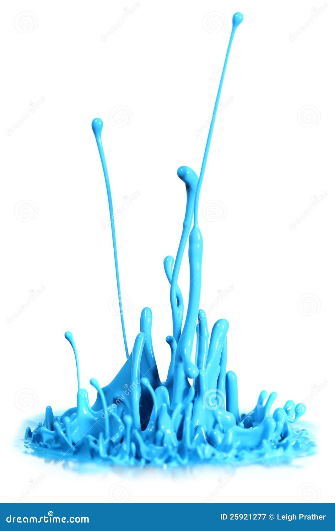 Blue paint splash stock image. Image of drop, acrylic - 25921277