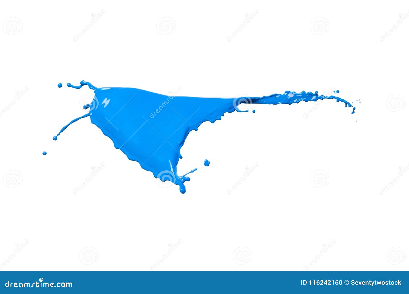 Blue paint splash stock photo. Image of background, smooth - 116242160