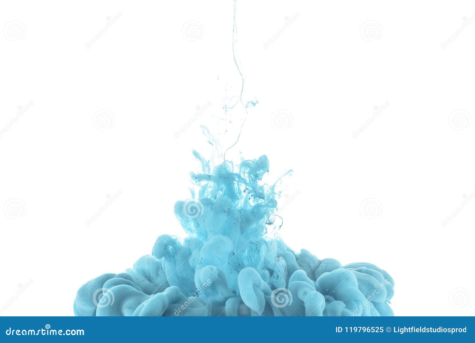 Blue paint splash isolated stock image. Image of isolated - 119796525