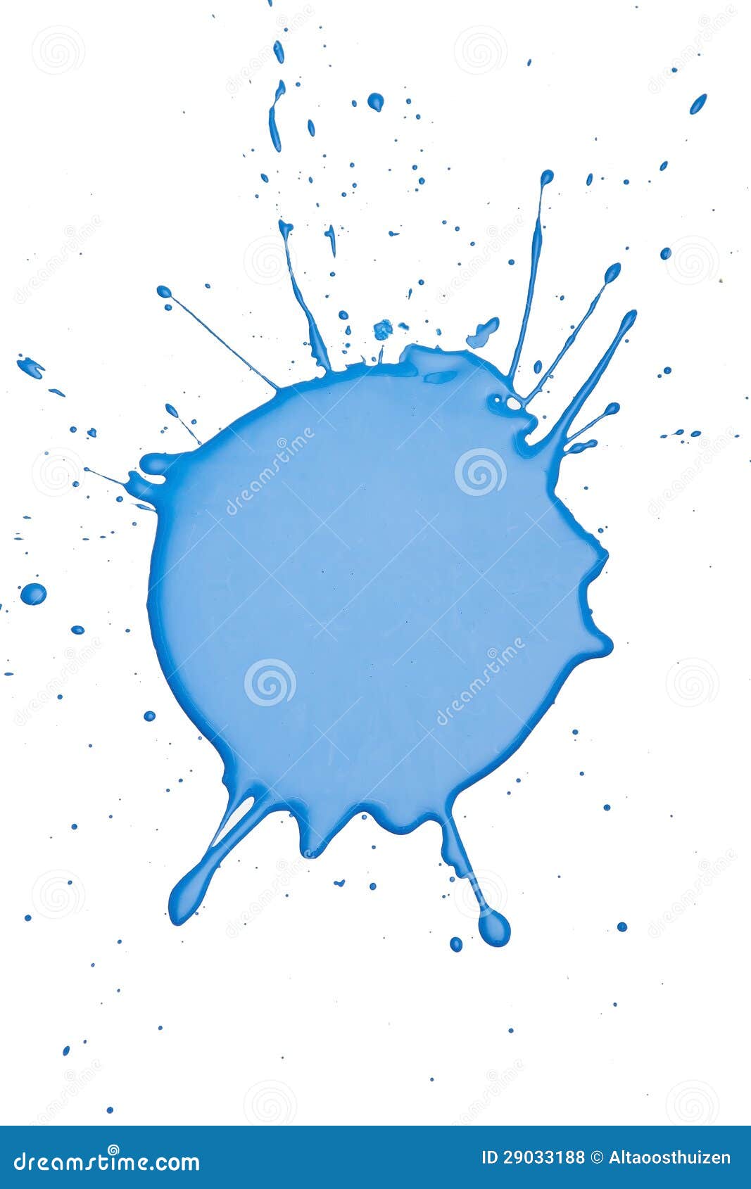 Light Blue Splatter Paint