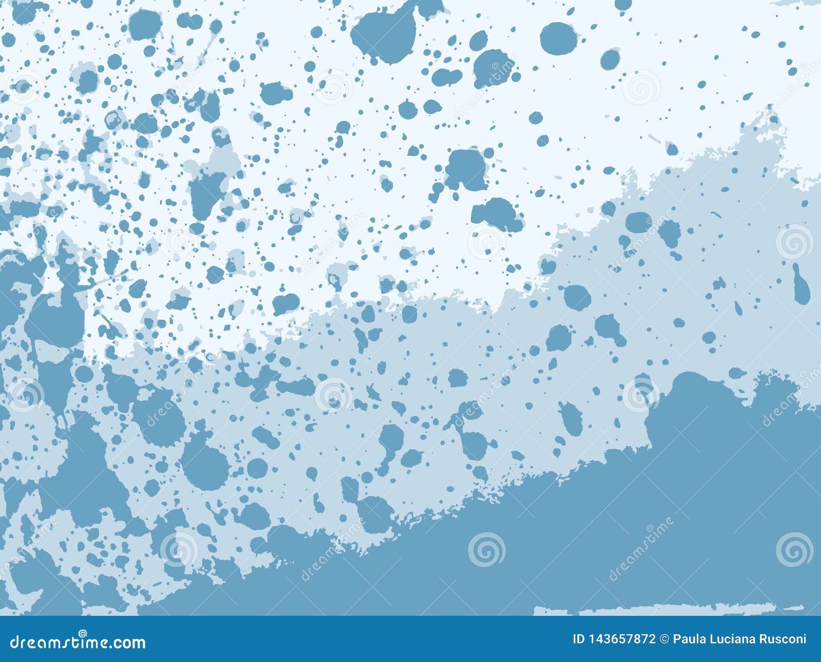Blue Paint Splatter Texture