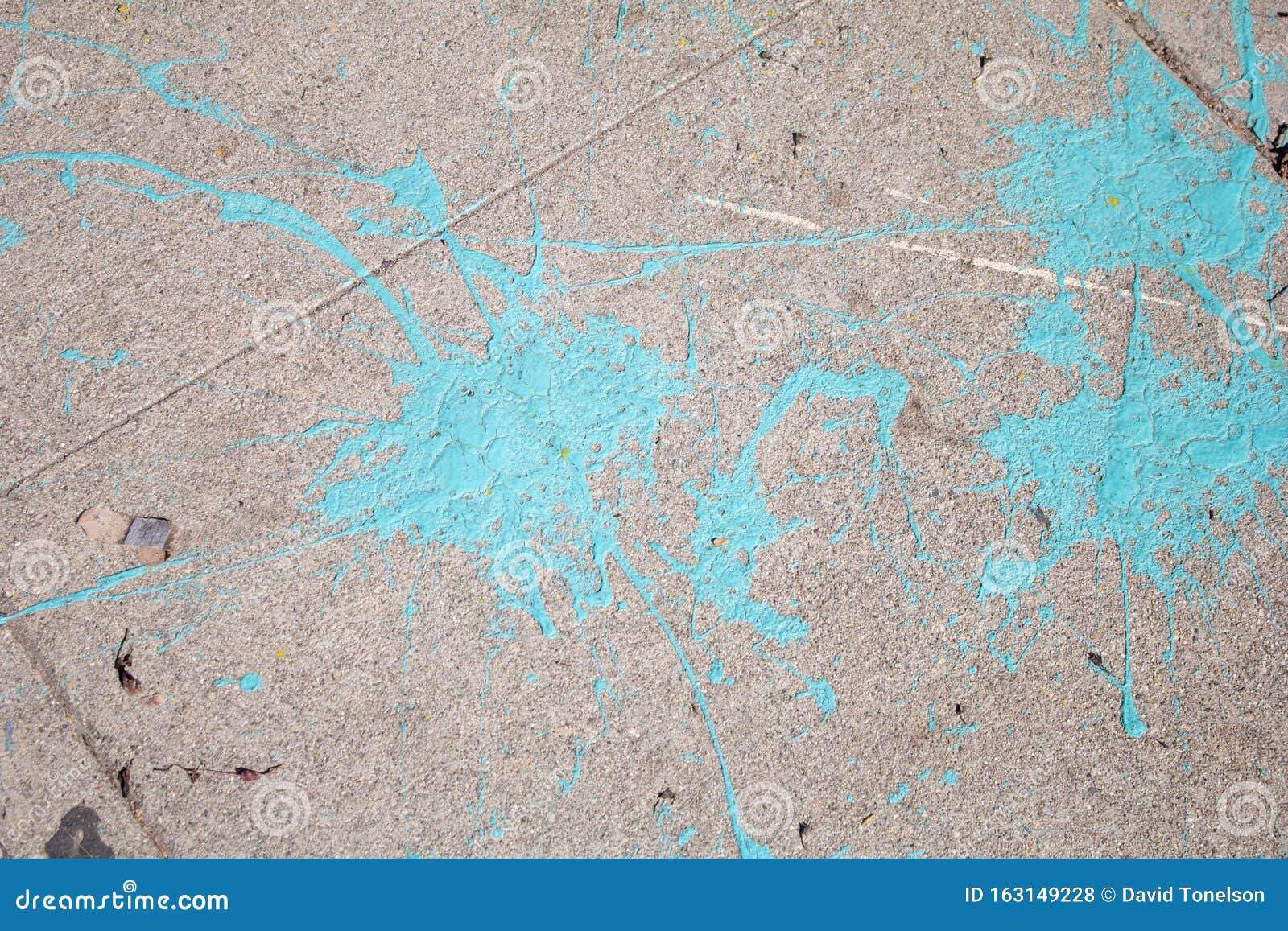 Blue paint splatter stock photo. Image of gravel, splatter - 163149228